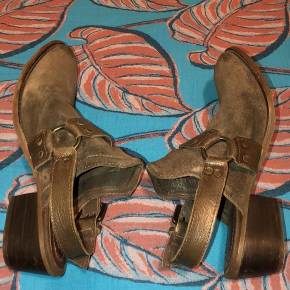 Splendid | Shoes | Splendid Brown Suede Slingback Mule With Strap ...